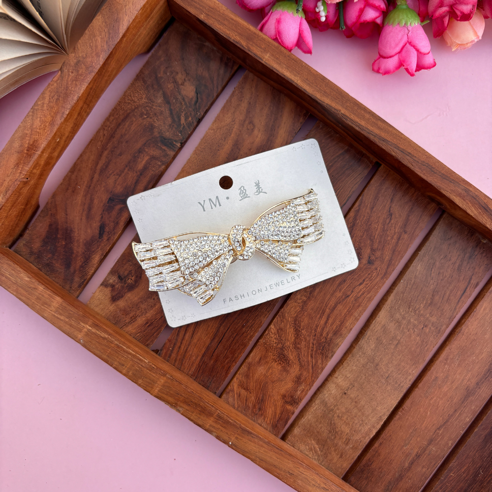Stoned Bow Center Clip – Hairbounce.in